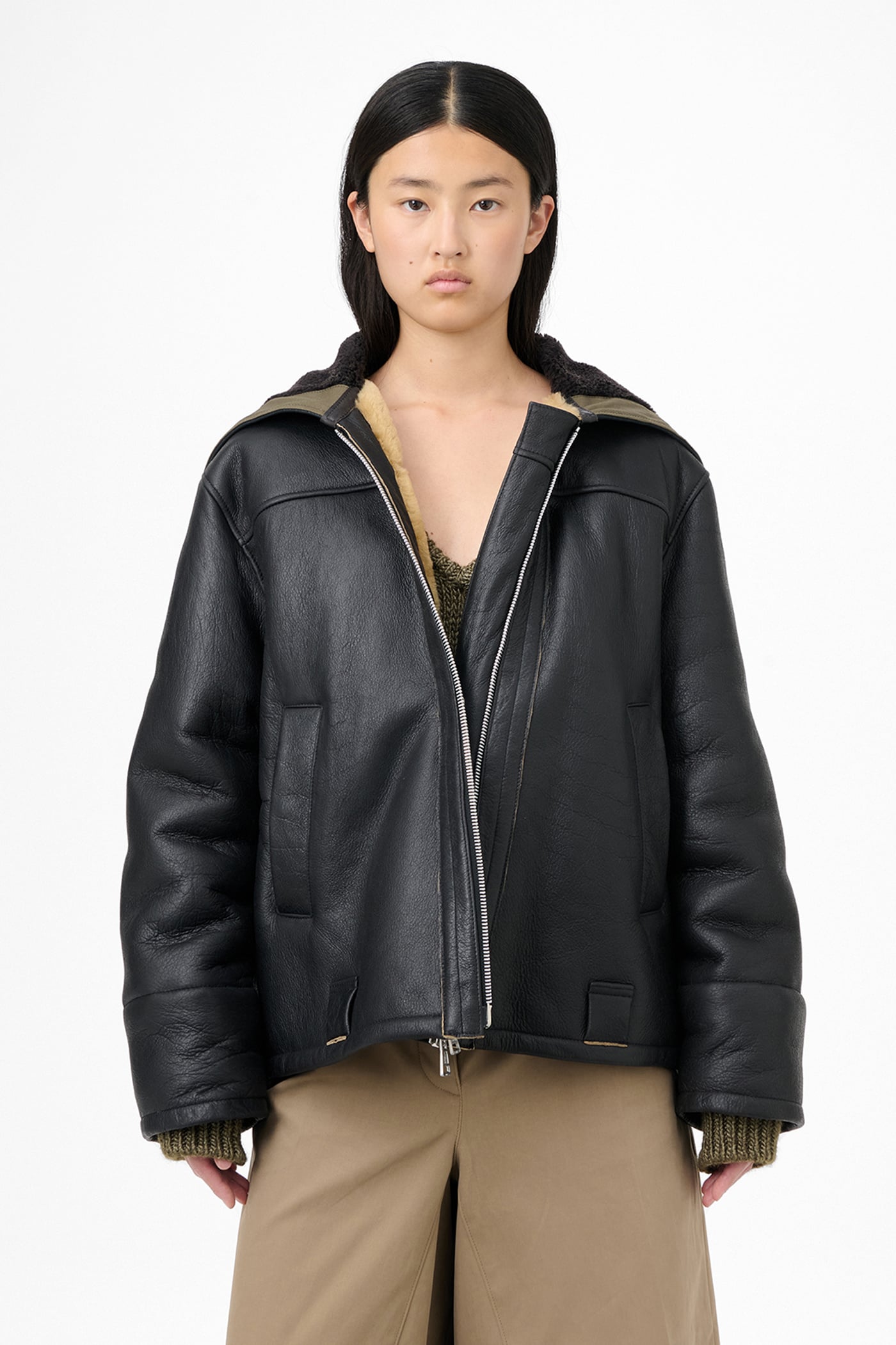 Our Legacy - Blizzard Jacket Natural Aviator Shearling