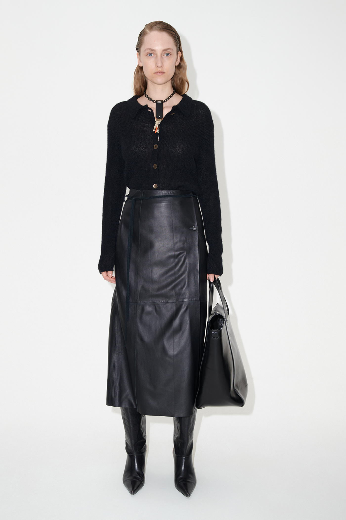 Our Legacy - Leather Sarong Black