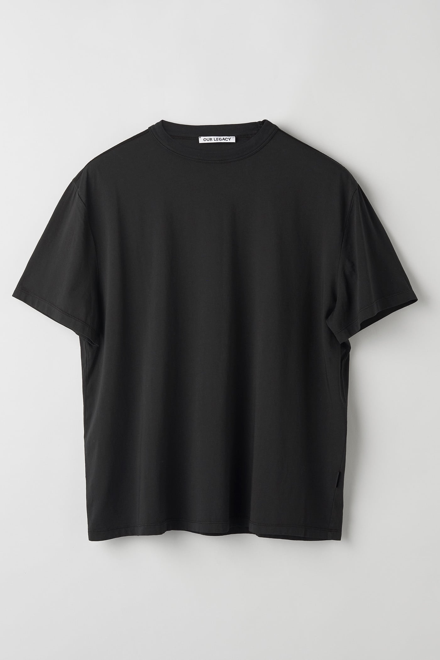 Our Legacy - New Box T-Shirt Black Clean Jersey