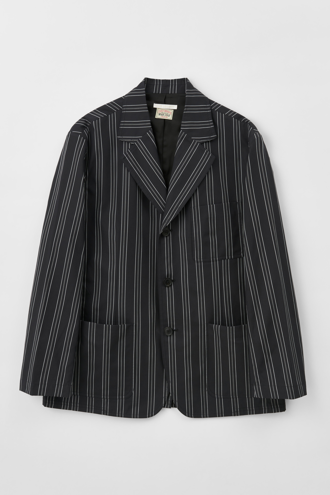 Our Legacy - Club Jacket Black Multi Pinstripe