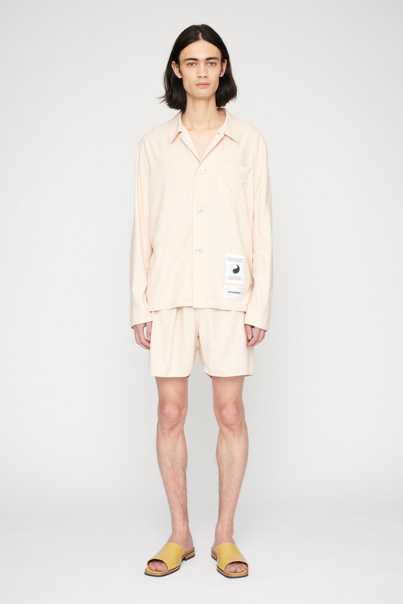 Our Legacy - WORK SHOP MAGNIBERG PYJAMA PINK SILK NOIL
